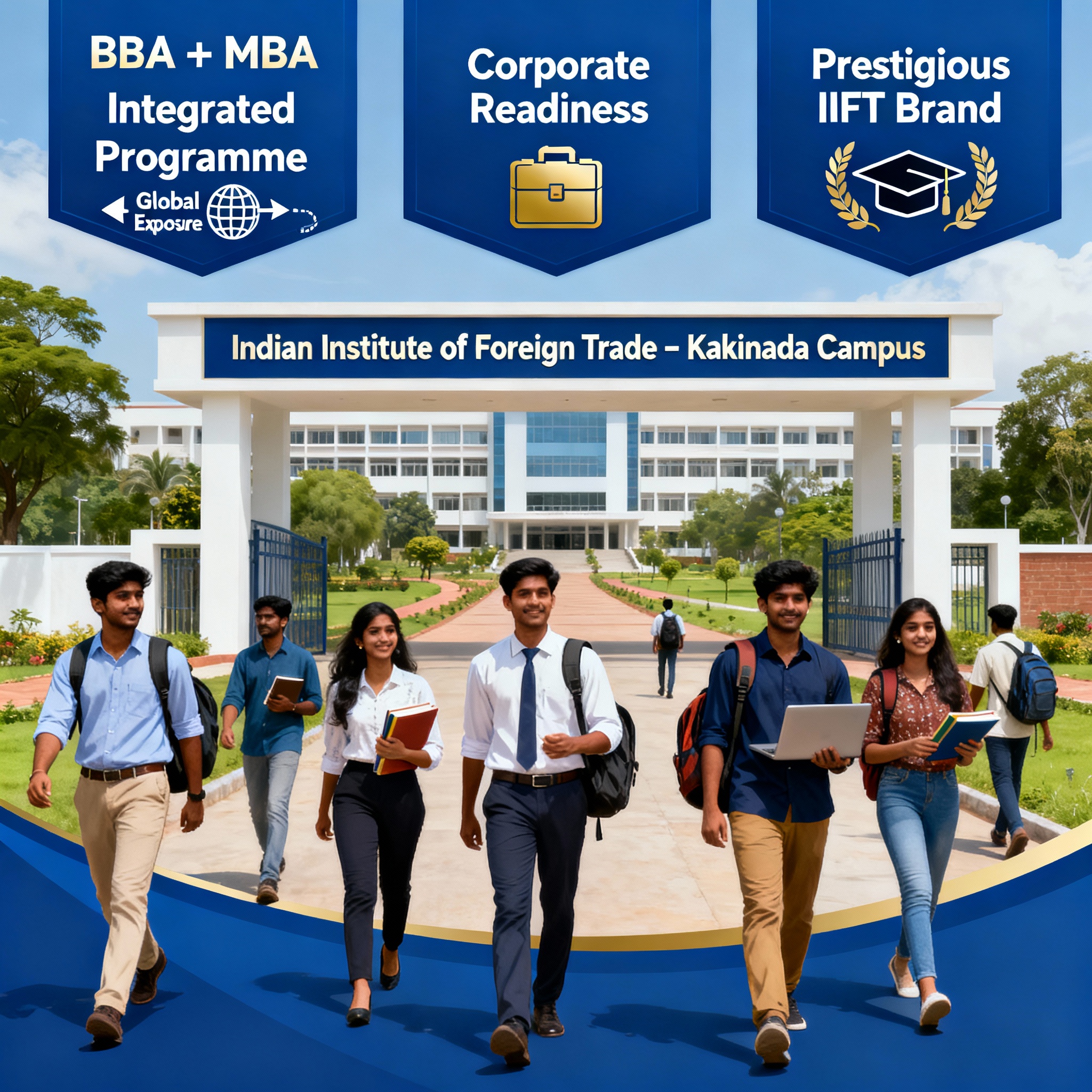 IIFT Kakinada Direct Admission in Integrated BBA + MBA 2026 | Quota, Eligibility & Career Path ...
